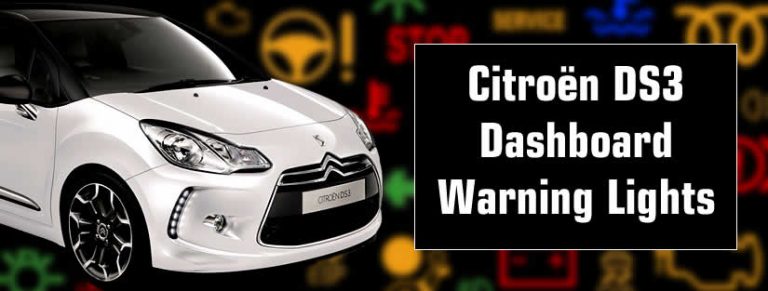 Citroën DS3 / DS Automobiles DS 3 Warning Lights and Symbol Meanings