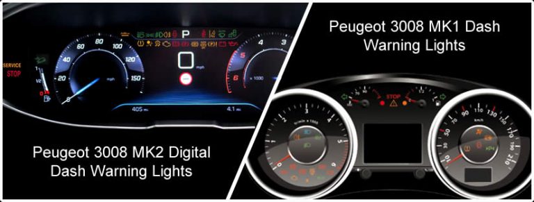 Peugeot 3008 Dashboard Warning Lights