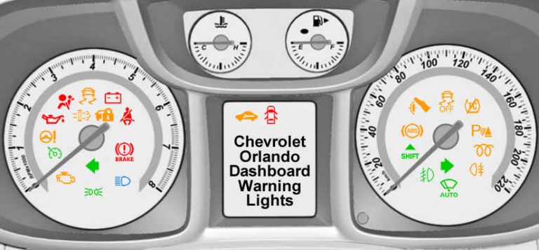 Chevrolet Orlando Dashboard Warning Lights - DASH-LIGHTS.COM