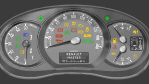 Renault Master Dashboard Warning Lights - DASH-LIGHTS.COM